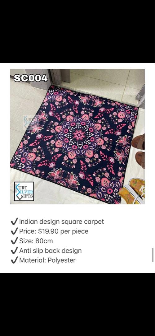 Indian kolam design floor mat, Furniture & Home Living, Home Decor ...