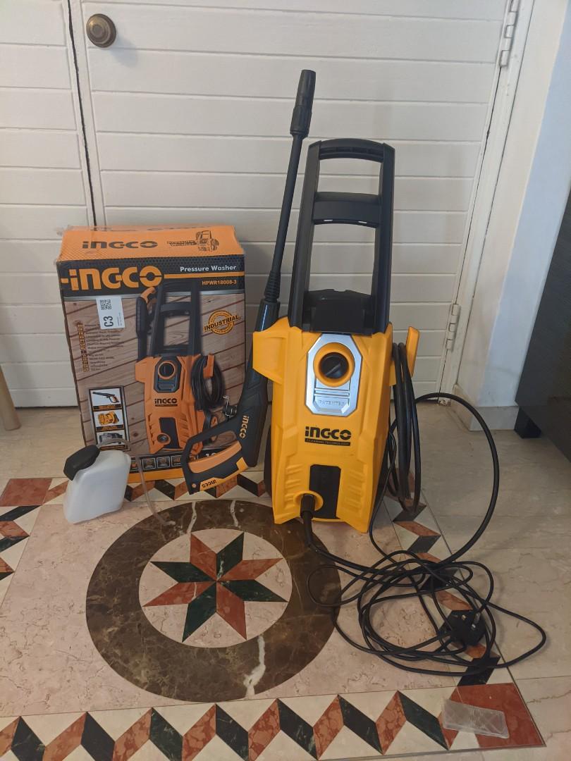 INGCO 1800W Pressure Washer, Furniture & Home Living, Cleaning ...