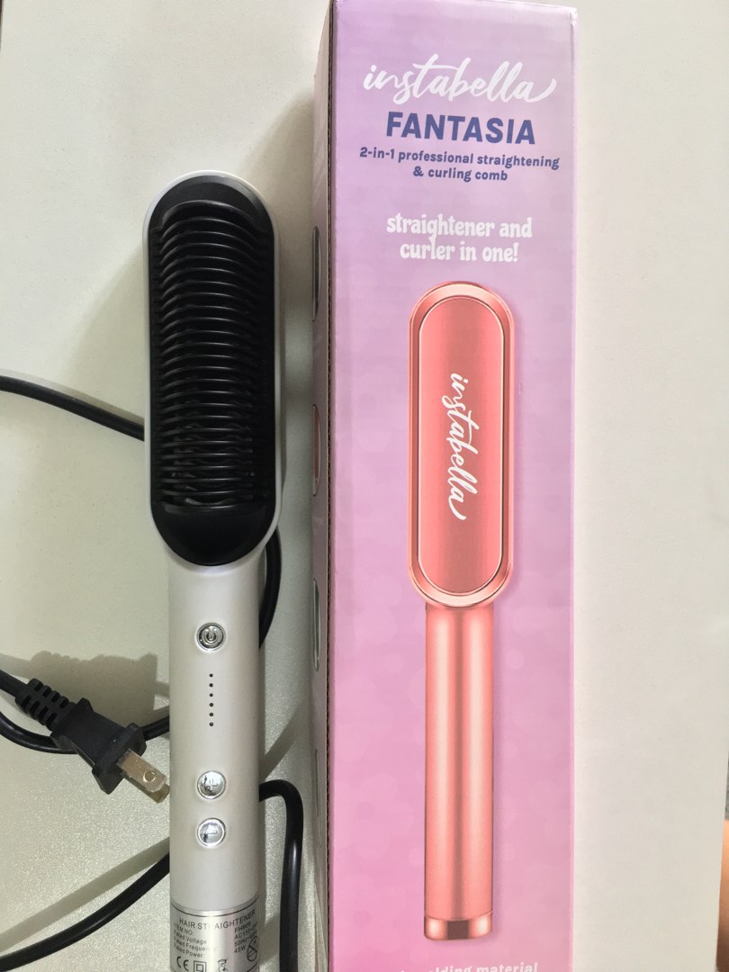Instabella Professional Straightener and Curling Comb, Beauty ...