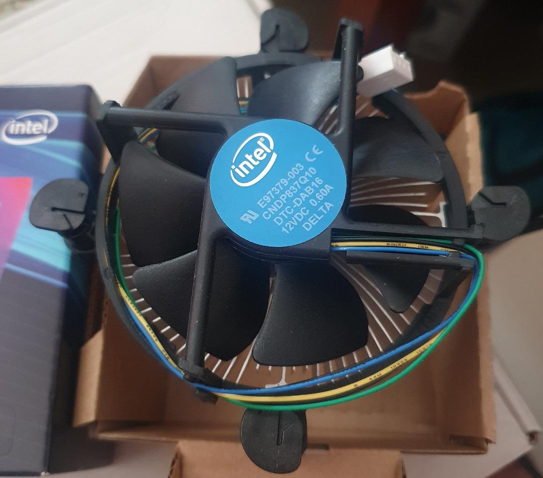 Intel i7-8700 LGA1151 CPU Fan with pre applied thermal paste on the ...