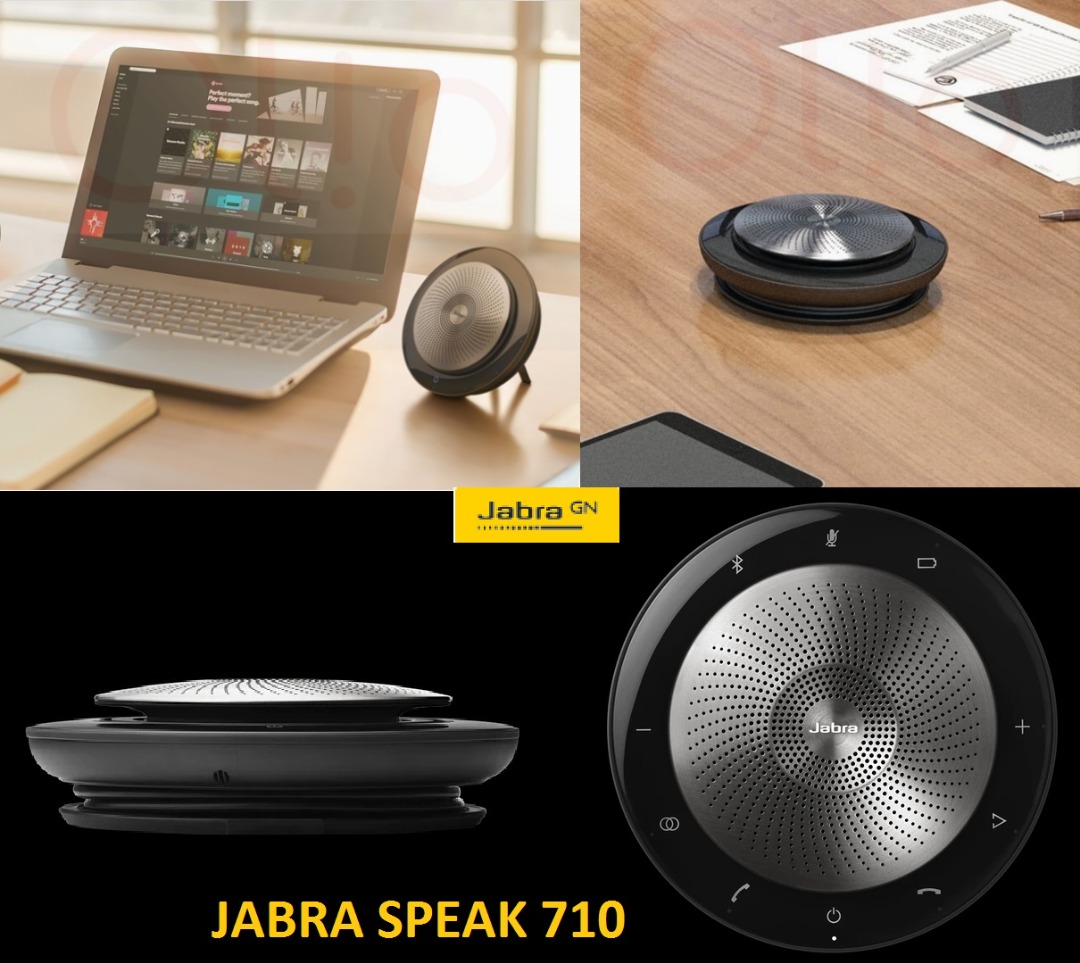 Jabra Speakerphone (SPEAK 710) Premium Portable Audio Conference System ...