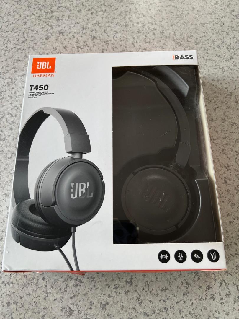 JBL T450 On-Ear Headphones, Audio, Headphones & Headsets on Carousell