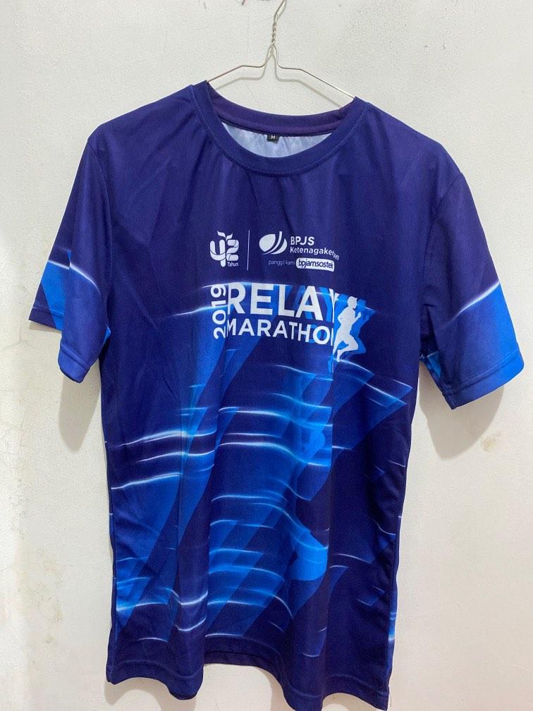 Jual jersey relay marathon bpjs ketenagakerjaan, Olah Raga, Baju ...