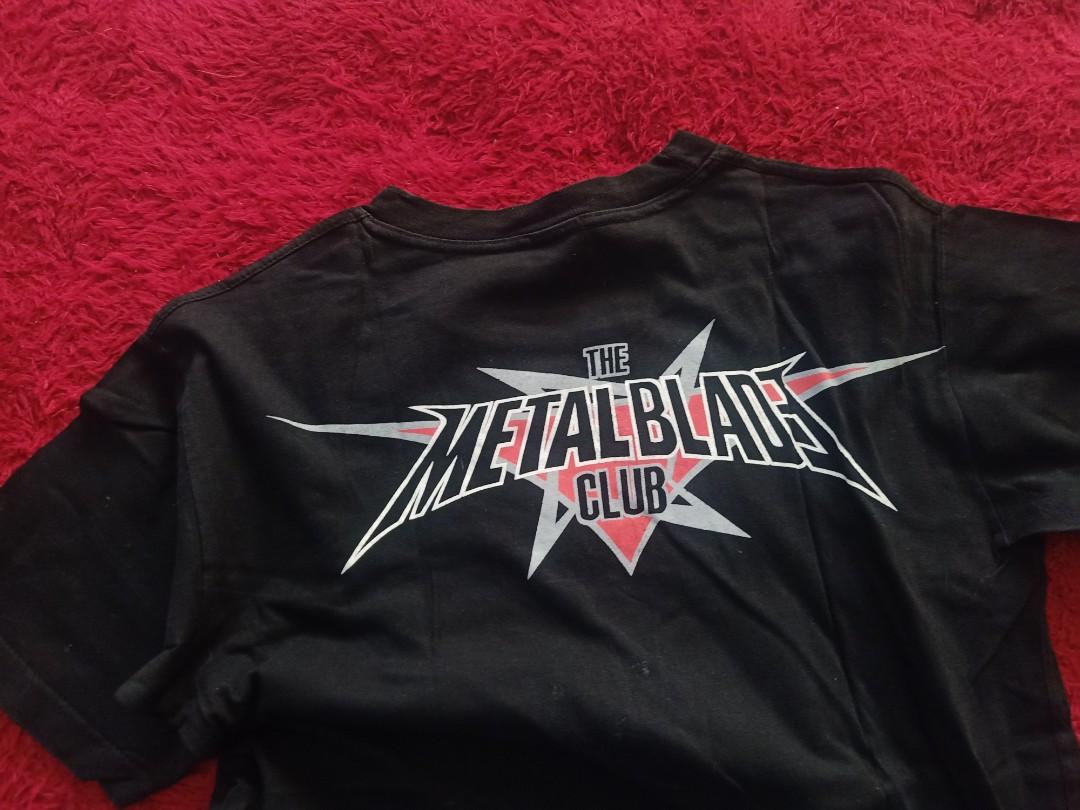 Kaos Band Nirvana Kurt Cobain Bootleg Metal Blade Blue Vintage CR. 2000 ...