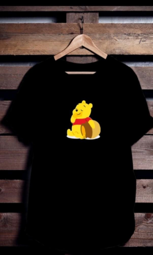 Kaos winnie the pooh baju winnie the pooh, Fesyen Wanita, Pakaian ...