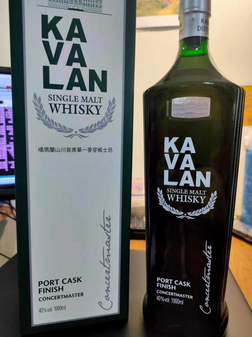 Kavalan 1L concertmaster port cask whisky whiskey 1 litre sherry, Food ...