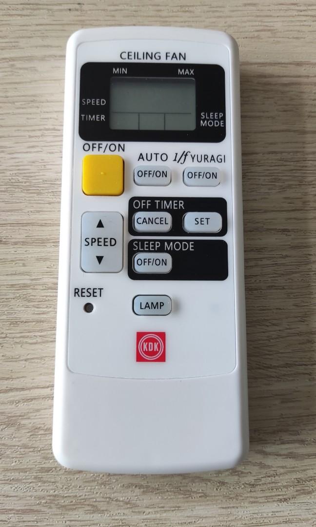 KDK fan controller, TV & Home Appliances, Other Home Appliances on ...