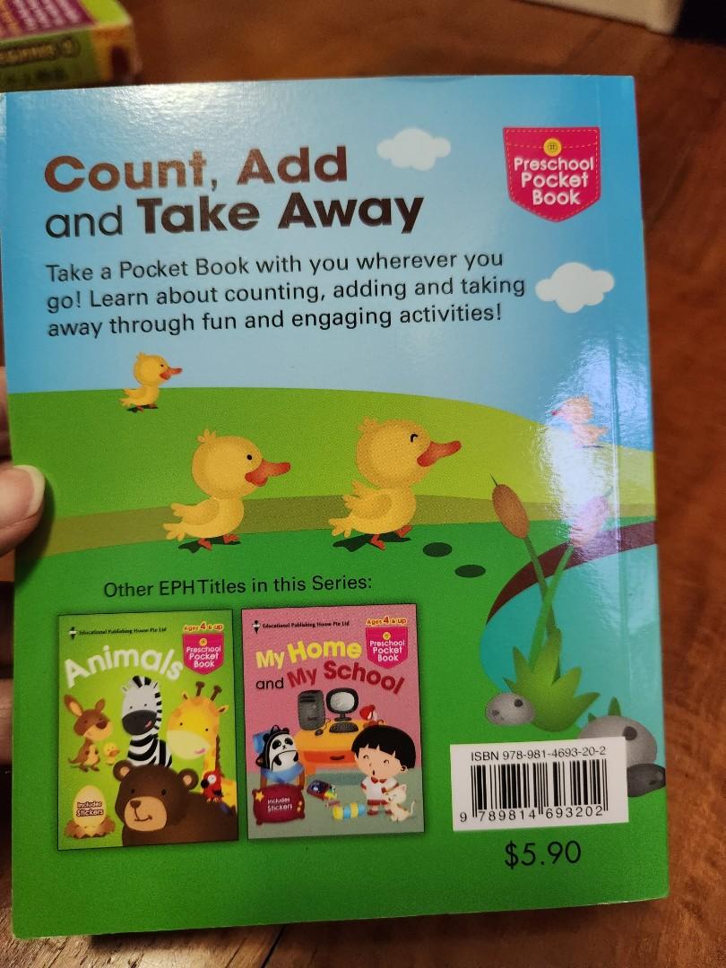 Nursery Kindergarten mathematics pocket book count and take away ...