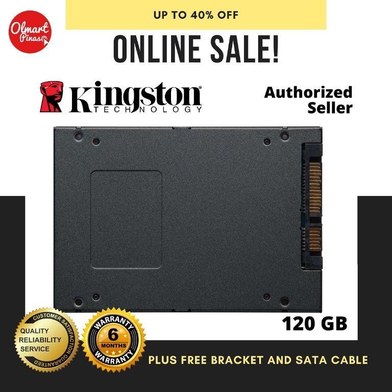 Kingston Solid State Drive SSD 120 GB A400 2.5 SATA REV. 3.0 2017 ...