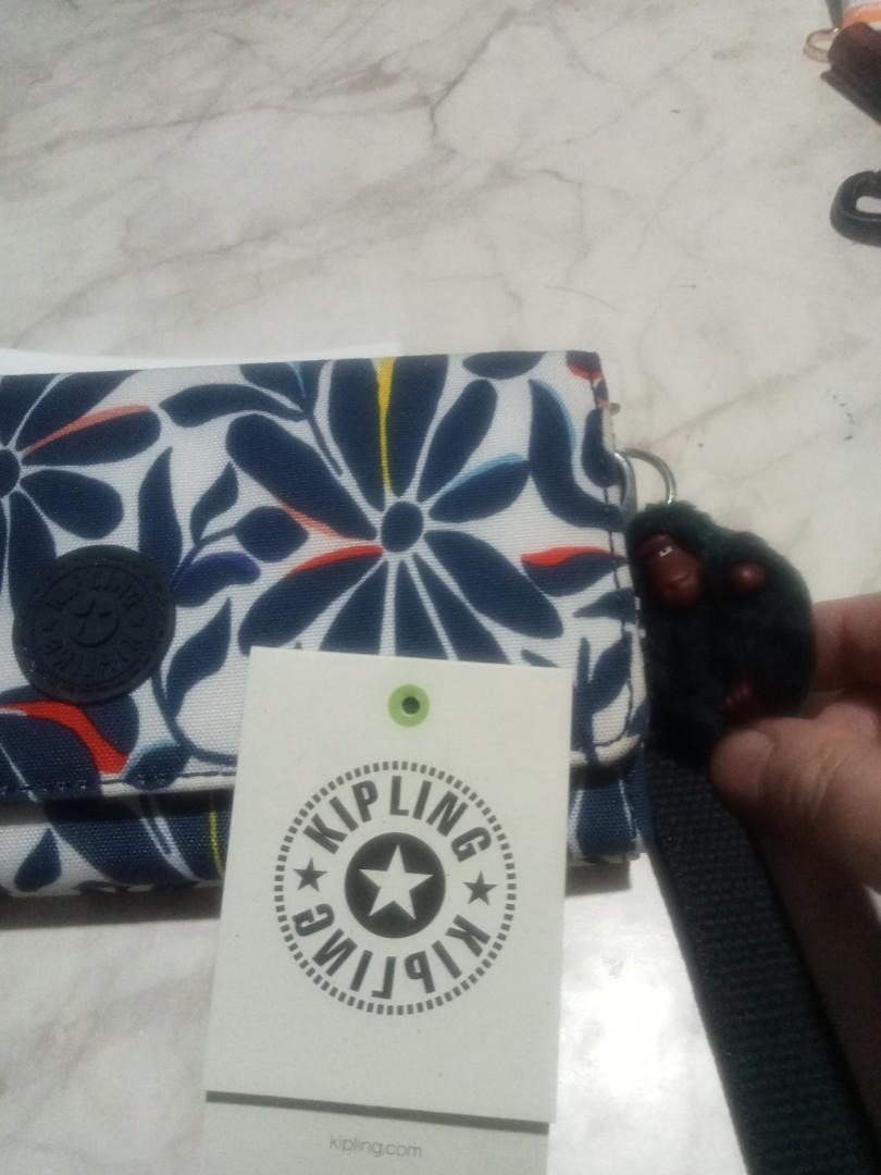 Kipling long trifold wallet, Women's Fashion, Bags & Wallets, Wallets ...