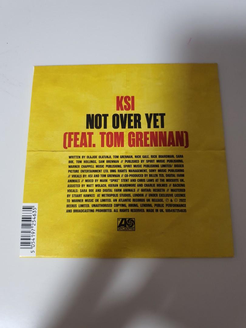 Ksi Sidemen Tom grennan signed autographed cd not over yet, Hobbies ...