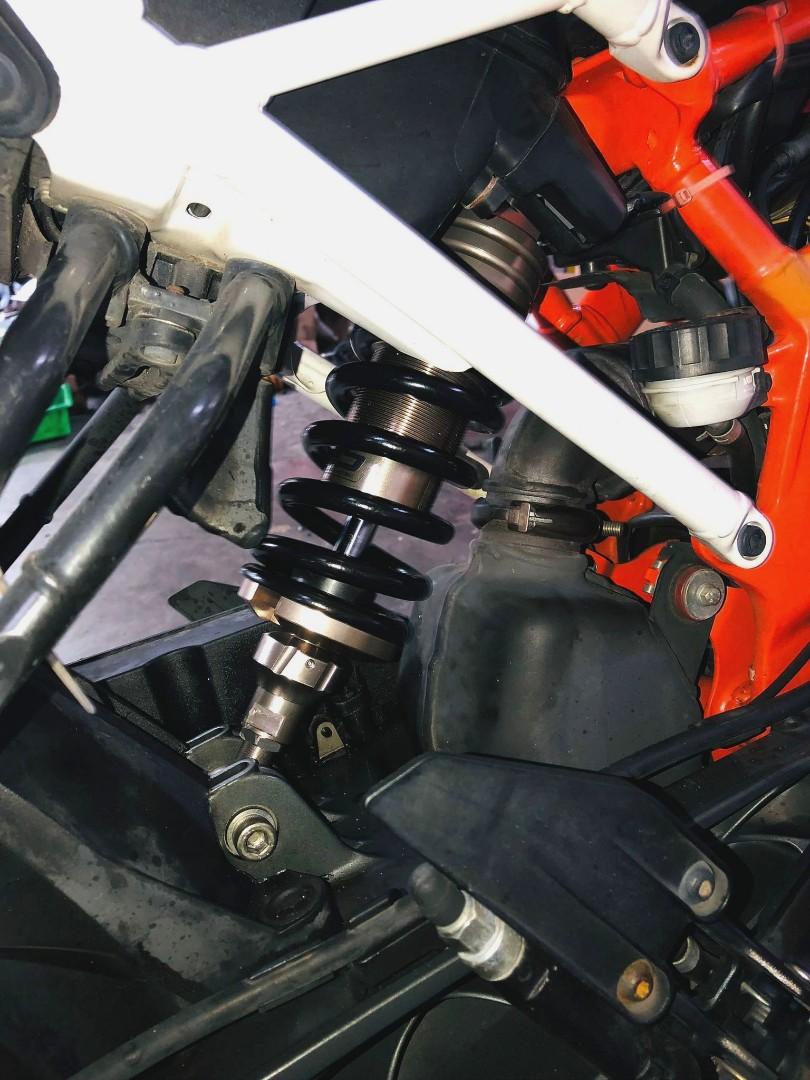 KTM Duke 390 rear suspension shock, Motorcycles, Motorcycle Accessories ...