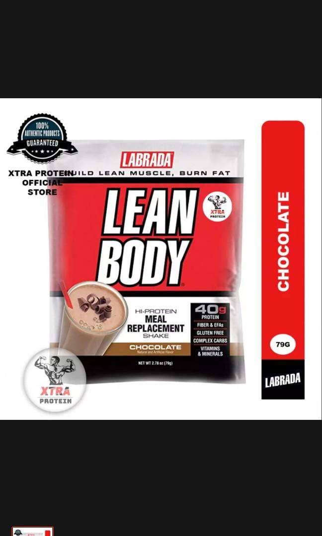 Labrada Lean Body Protein Shake 79g Single Serve 11 packets - Chocolate ...
