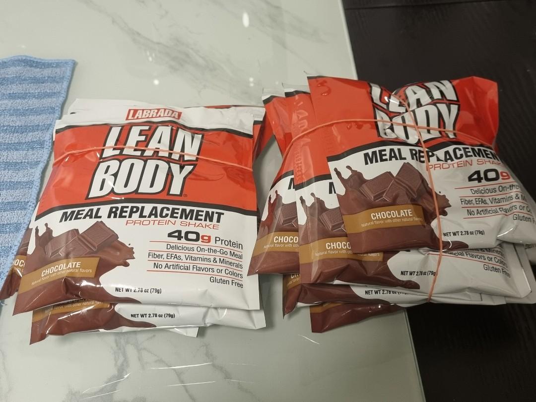Labrada Lean Body Protein Shake 79g Single Serve 11 packets - Chocolate ...