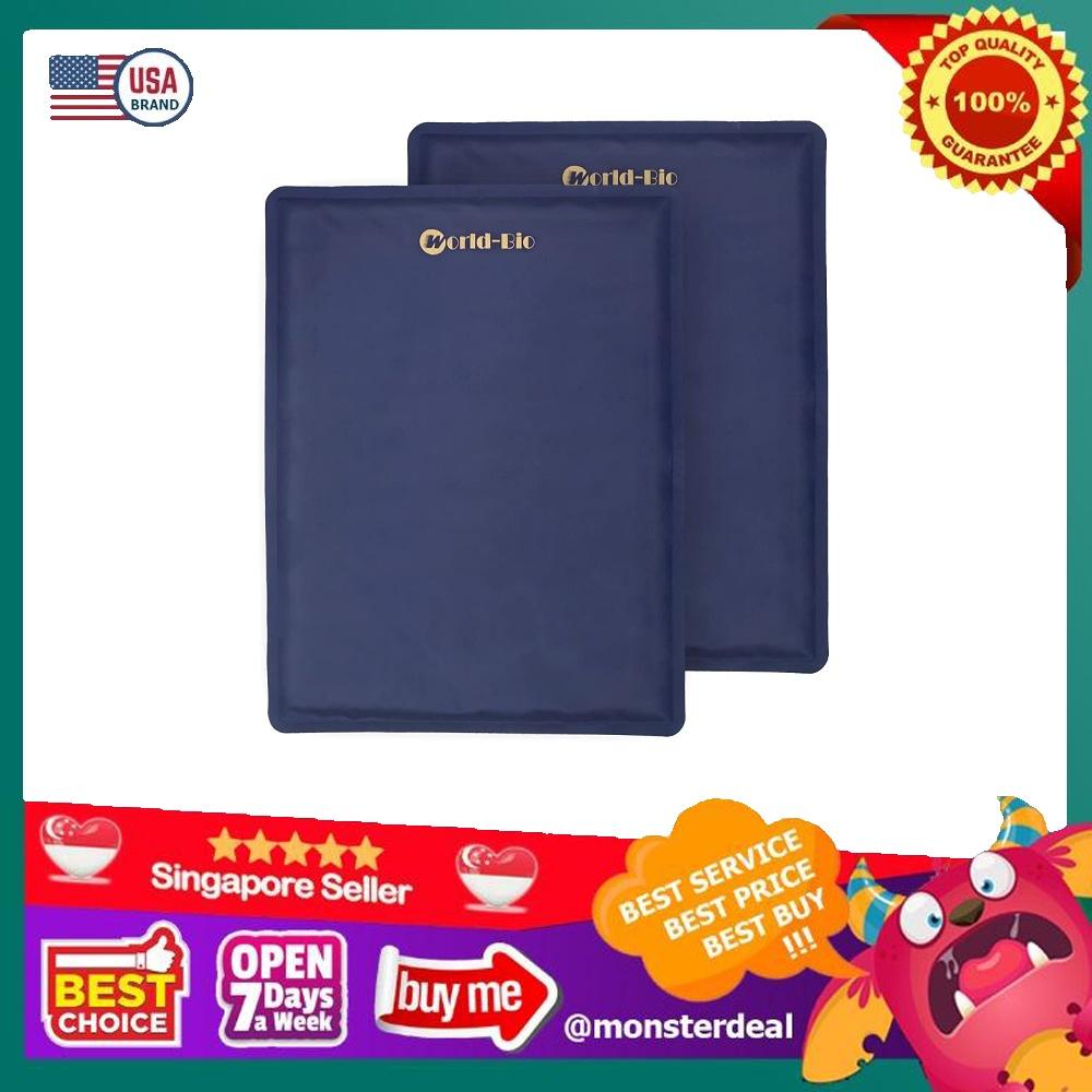 Large Gel Ice Pack 2 pack for Injuries Reusable, Flexible Hot Cold ...