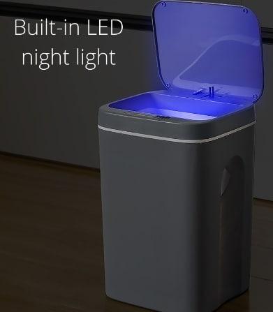 LED Smart Trash Can Automatic Sensor Dustbin Intelligent Sensor ...