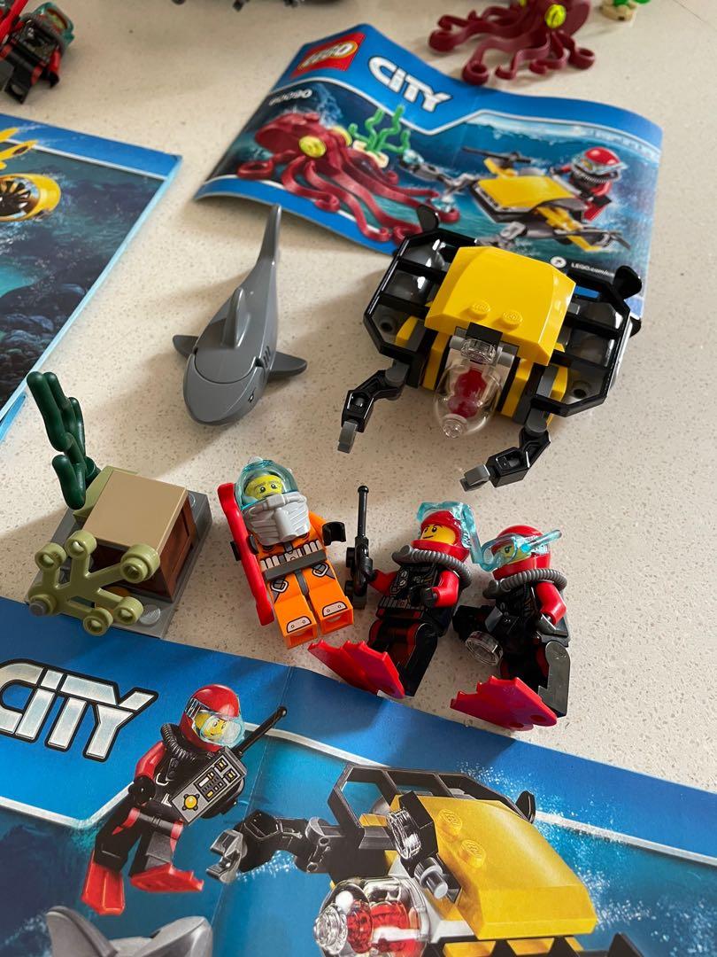 Lego City Deep Sea Exploration sets 60090/60091/60092/60095, Hobbies ...