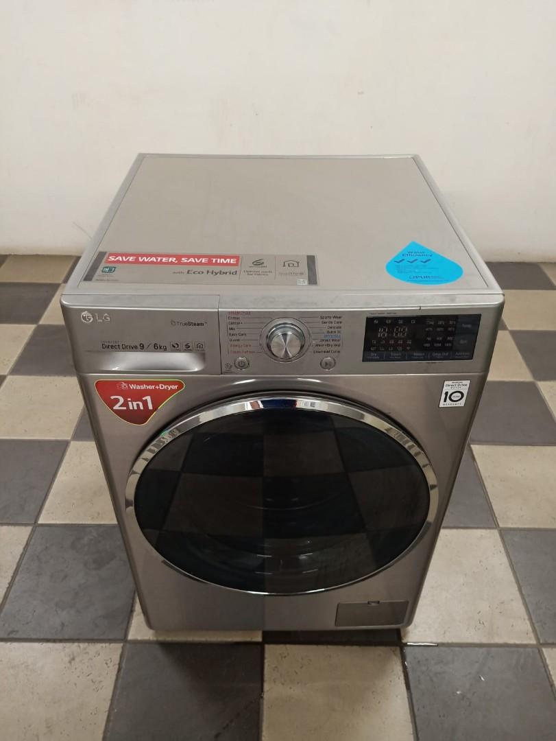 LG 9kg/6kg Front Load Washing Machine with Dryer(All most new), TV ...