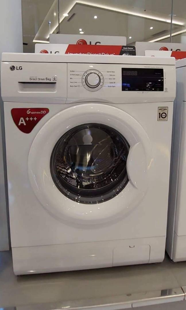 LG WASHER & SPIN FRONT LOAD DIRECT DRIVE WASHING MACHINE, TV & Home ...
