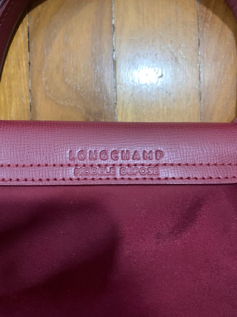 Longchamp Maroon Modele Depose, Women's Fashion, Bags & Wallets ...