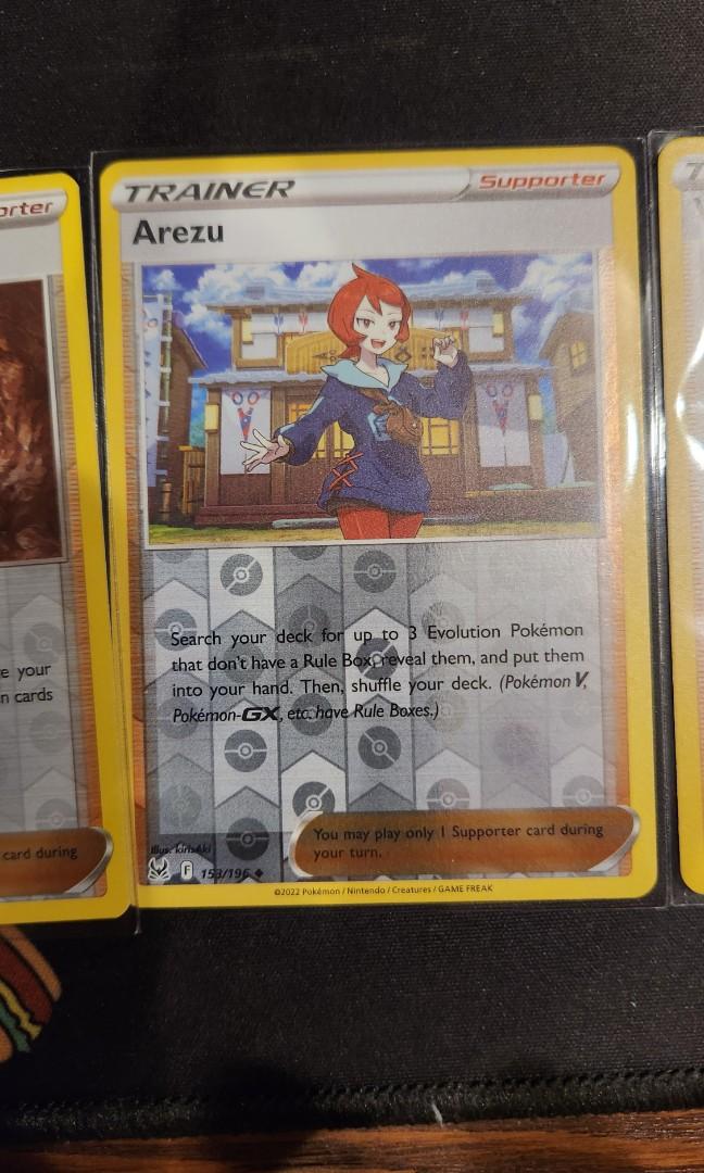 LOST ORIGINS Trainer Volo FA and RH trainer cards POKEMON TCG, Hobbies ...