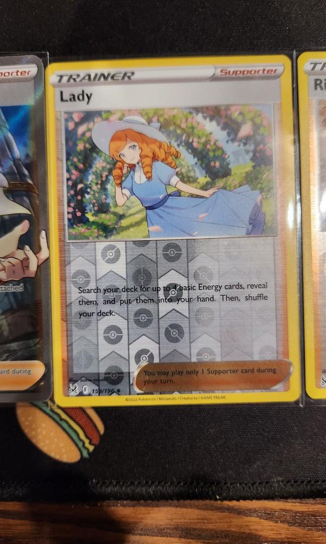 LOST ORIGINS Trainer Volo FA and RH trainer cards POKEMON TCG, Hobbies ...