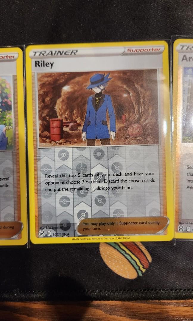 LOST ORIGINS Trainer Volo FA and RH trainer cards POKEMON TCG, Hobbies ...