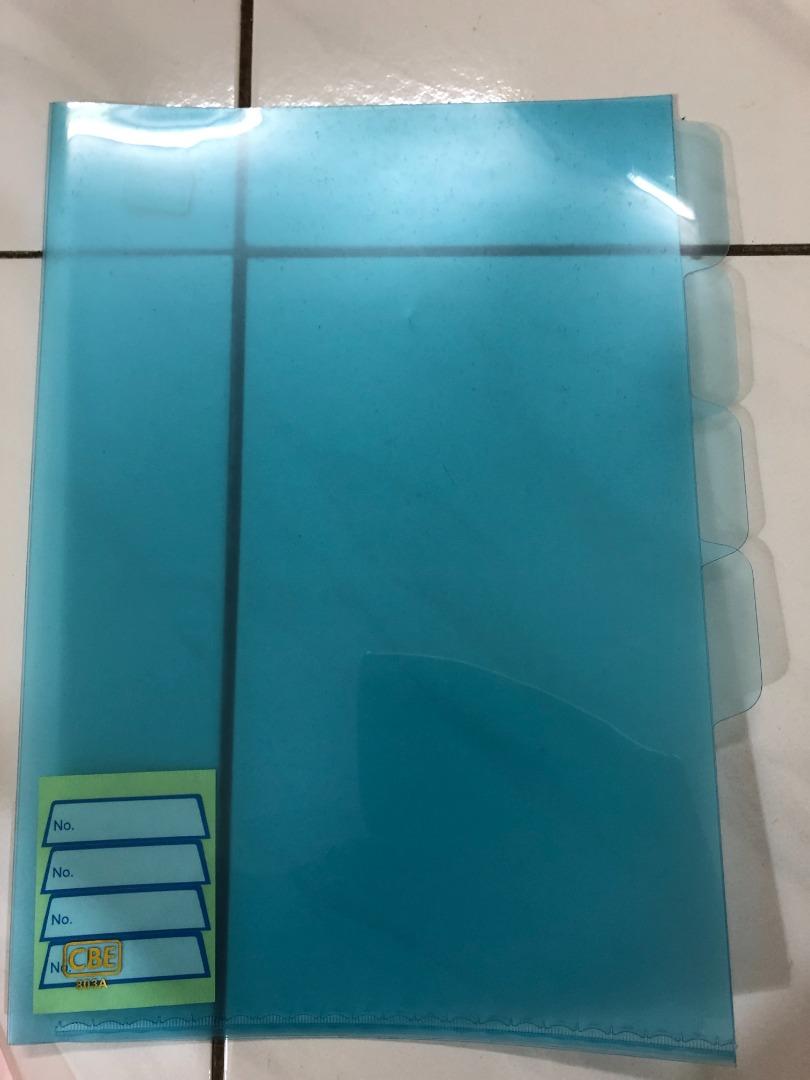L-shape Divider Tab Folder, Hobbies & Toys, Stationery & Craft ...