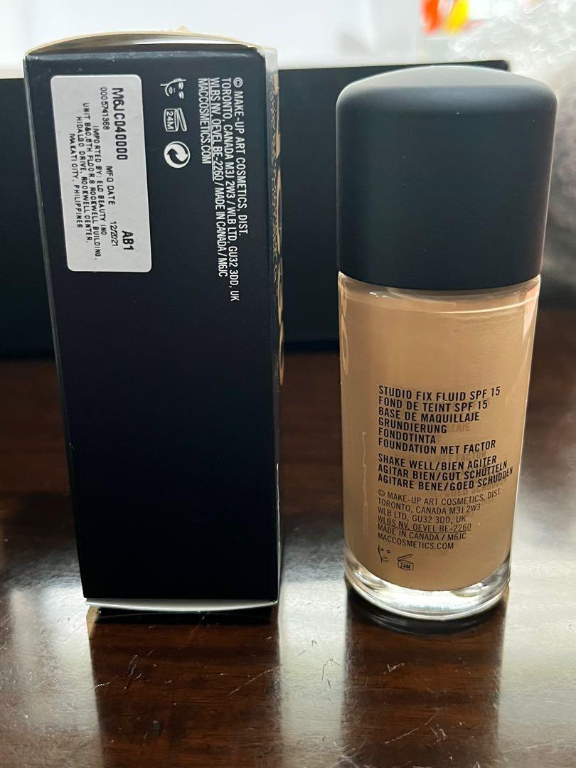 MAC Cosmetics Studio Fix Fluid Foundation NC30, Beauty & Personal Care ...