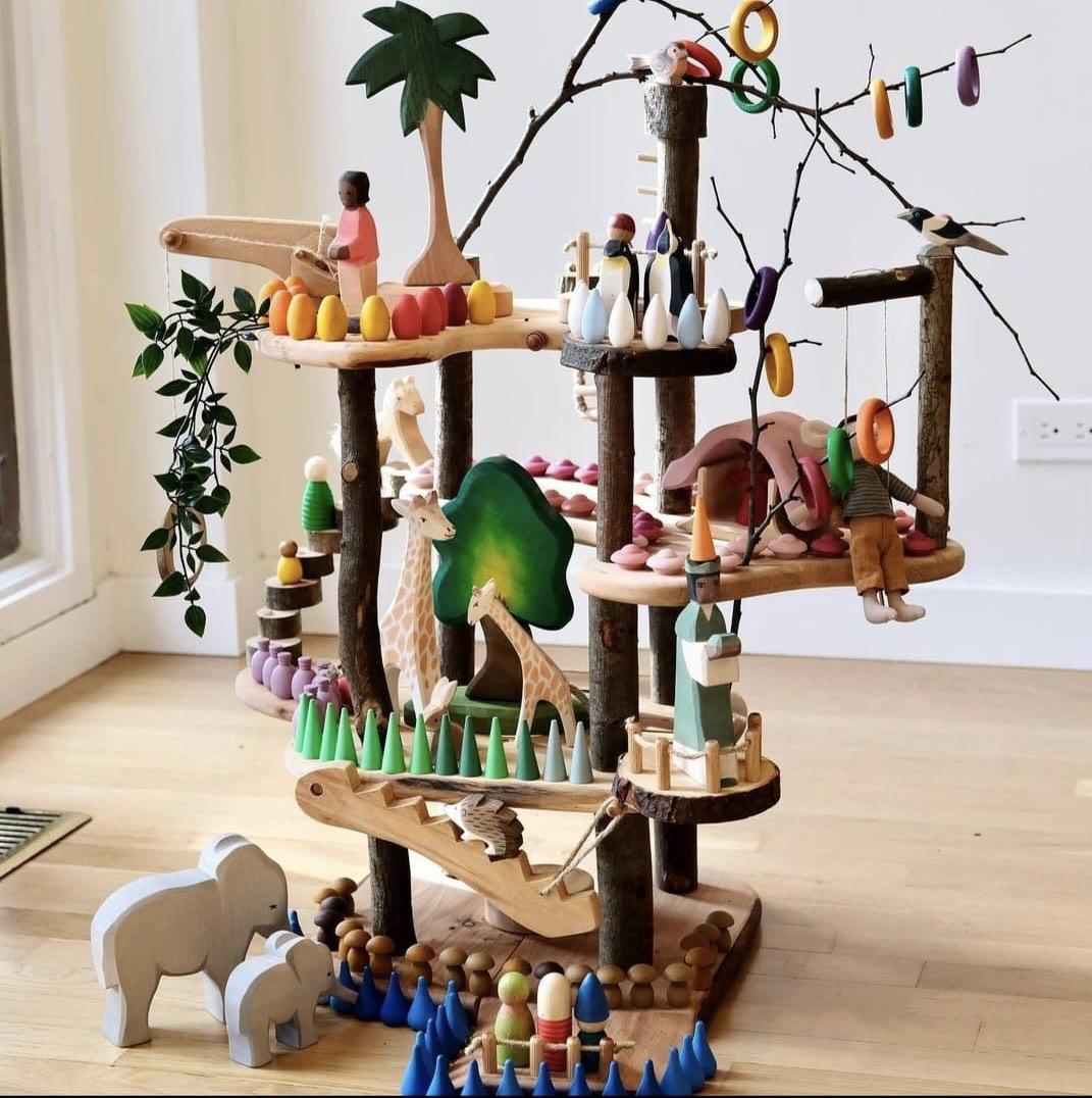 Magic wood buildable large tree house, Hobbies & Toys, Toys & Games on ...