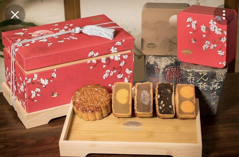 Mandarin Oriental mooncake box 2022, Furniture & Home Living, Home ...