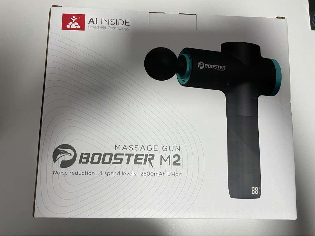 Massage Gun Booster M2, Health & Nutrition, Massage Devices on Carousell