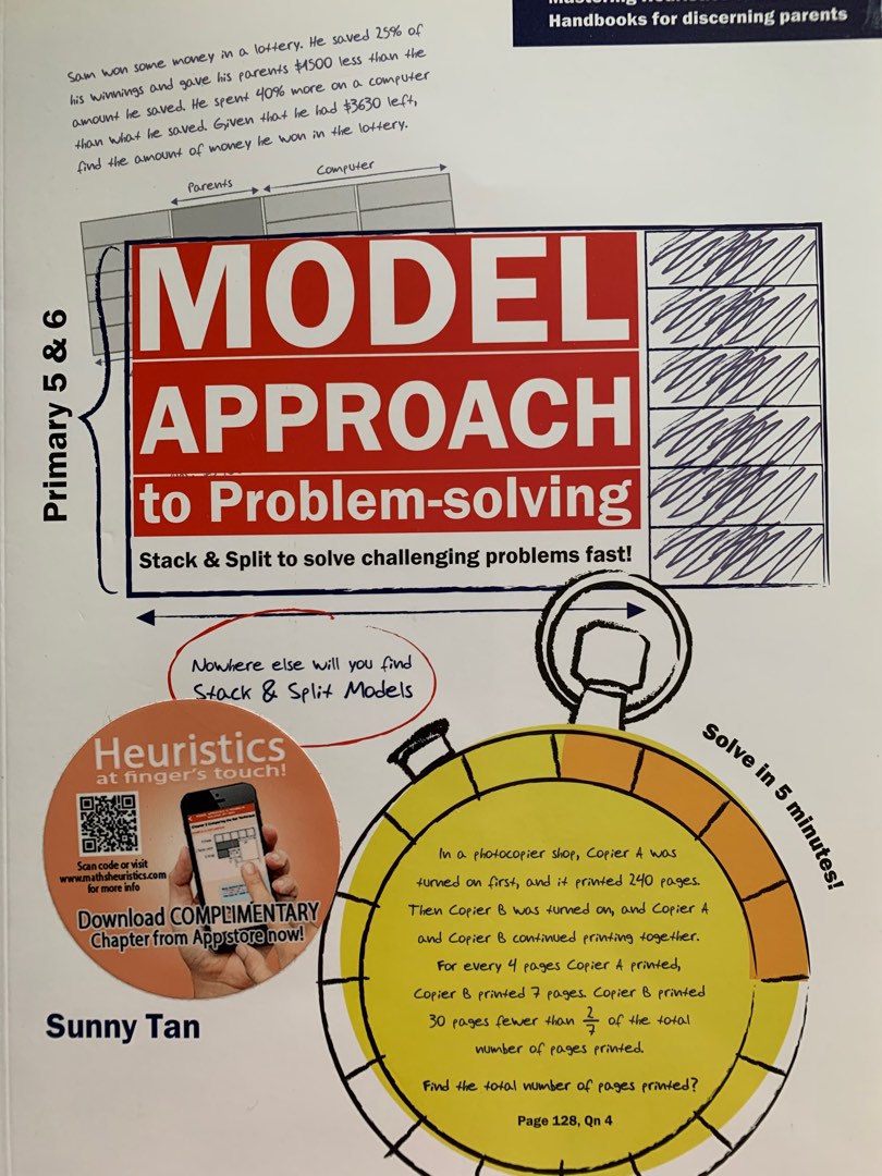 Math Heuristics Model Approach to Problem Solving, Hobbies & Toys ...