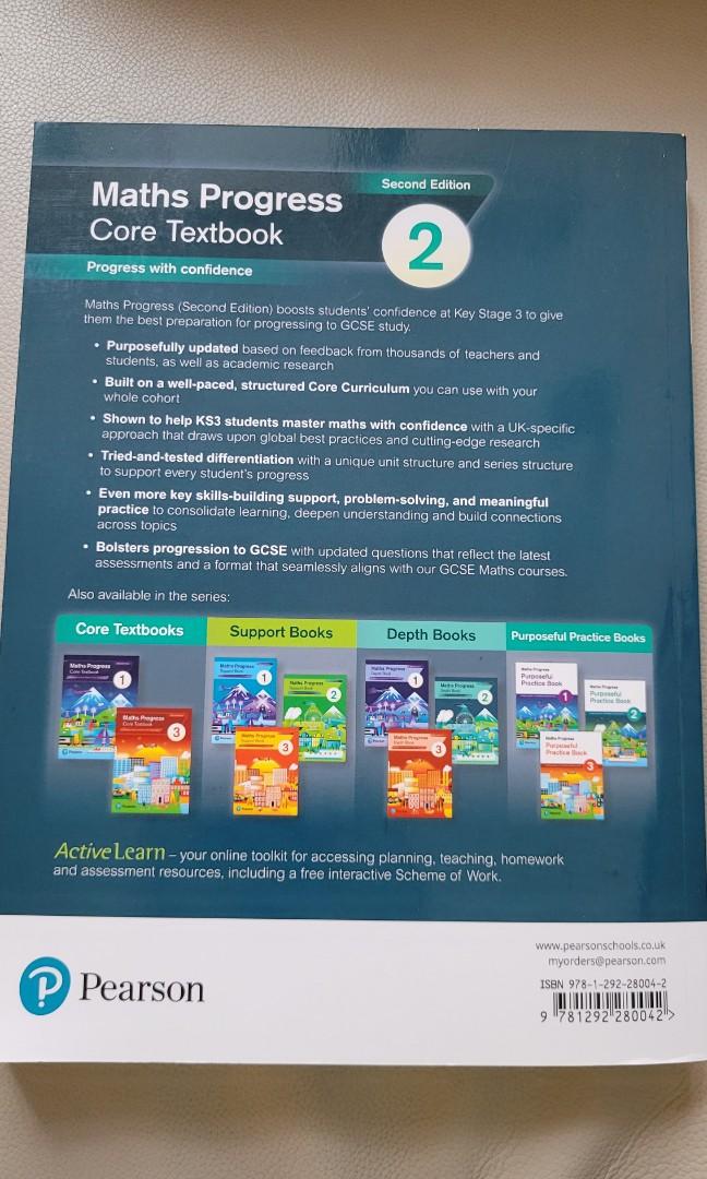 Maths Progress Core Textbook 2 Carousell