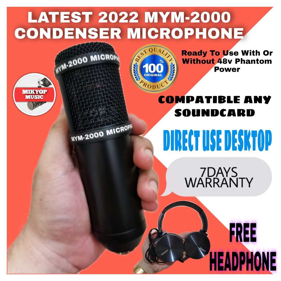 Meet The Original MYM-2000 Condenser Microphone Studio Microphone Ready ...