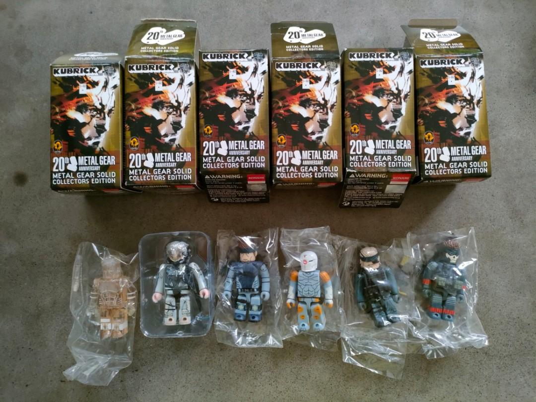 Metal Gear Solid 20th Anniversary Kubrick Set of 5 + Secret Medicom ...