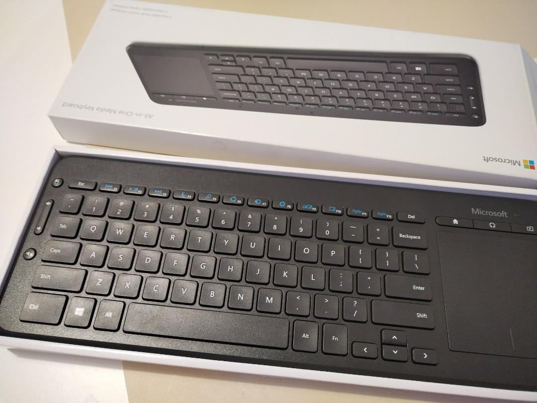 Microsoft All-in-One Wireless Full Sized Keyboard, Computers & Tech ...