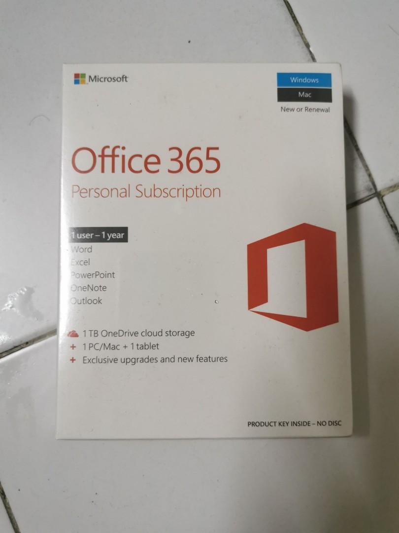 Microsoft Office 365, Computers & Tech, Parts & Accessories, Software ...