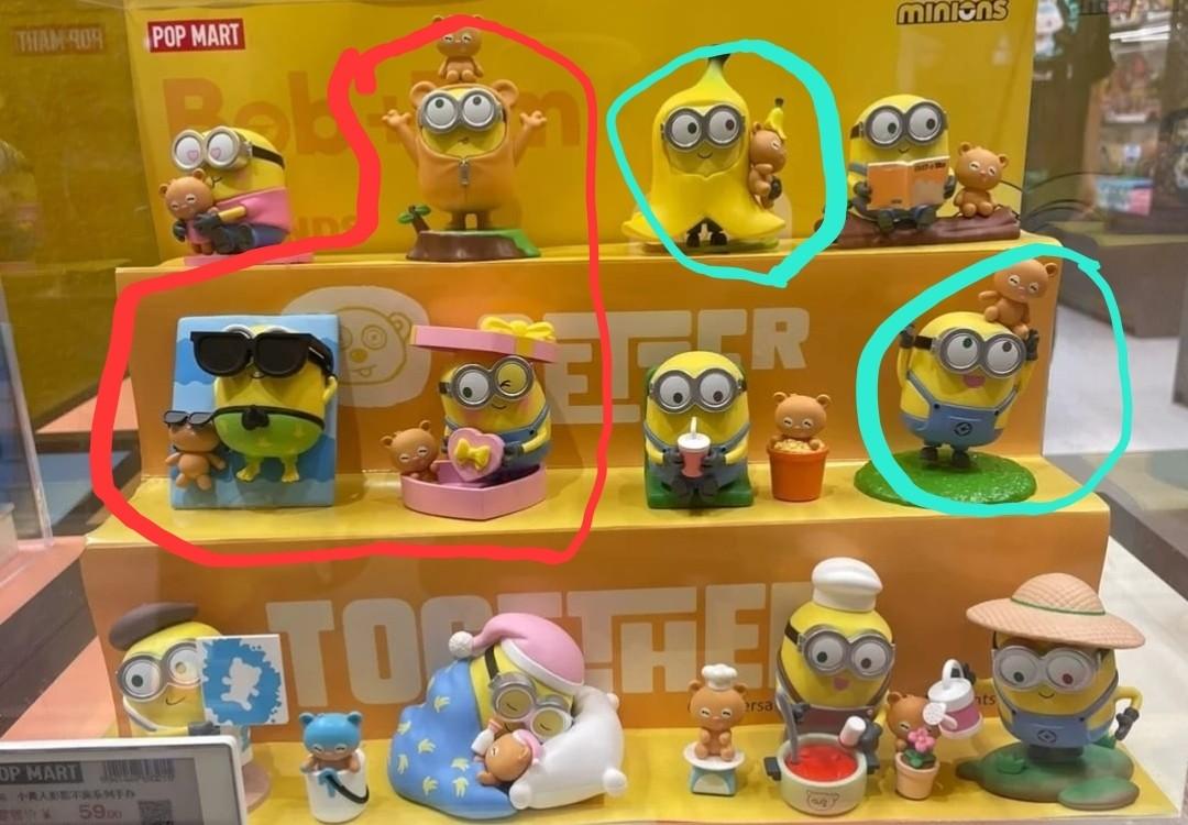 Mionions Bob + Tim Popmart Blindbox, Hobbies & Toys, Toys & Games on ...