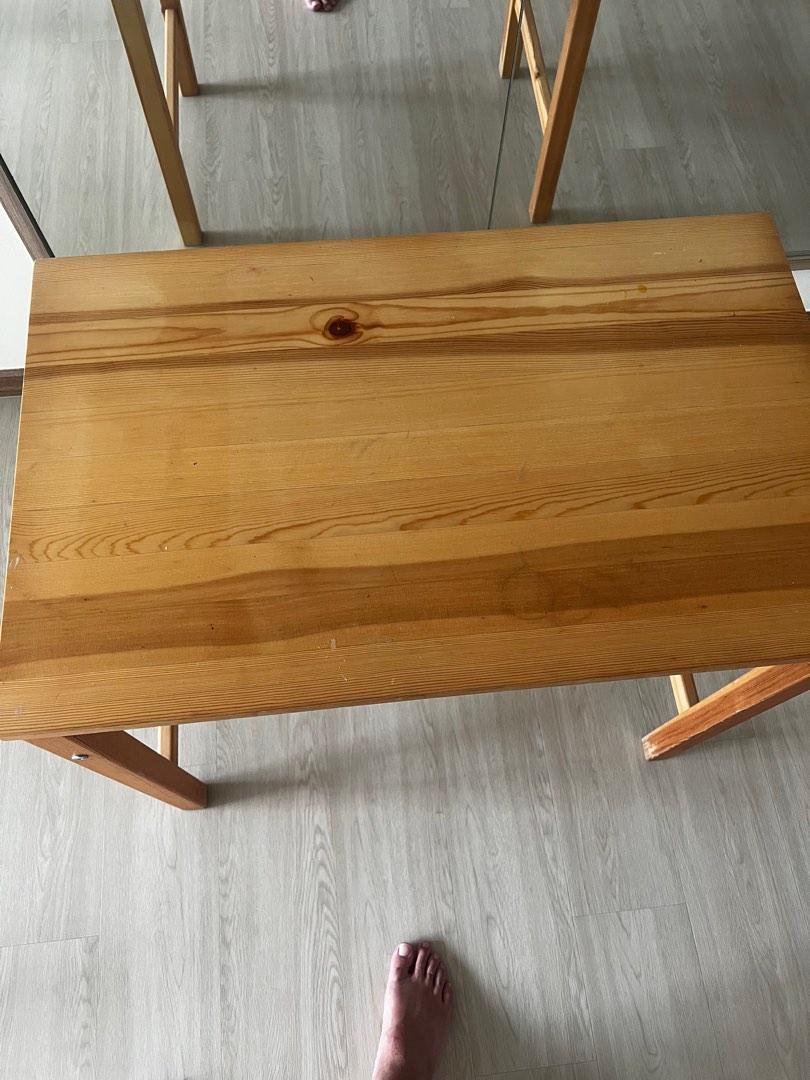 Muji foldable table, Furniture & Home Living, Furniture, Tables & Sets ...