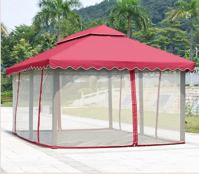 "MULTIPLE VARIATIONS Outdoor awning canopy courtyard four-legged gazebo ...
