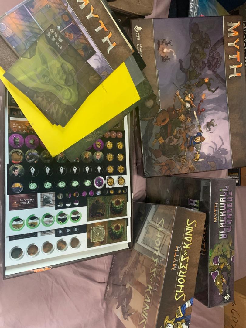 Myth Base Board Game and Expansions, Hobbies & Toys, Toys & Games on Carousell