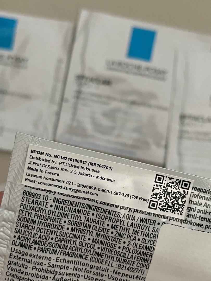 La Roche Posay Effaclar Duo (+) face moisturizer LRP sample size sachet ...
