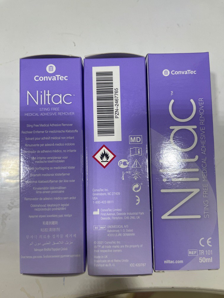 Niltac Sting Free Medical Adhesive Remover, Health & Nutrition, Medical ...