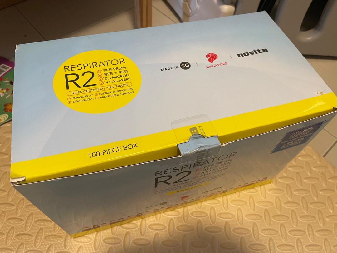 Novita R2 Respirator (expiry 2055) 84pcs, Health & Nutrition, Face ...