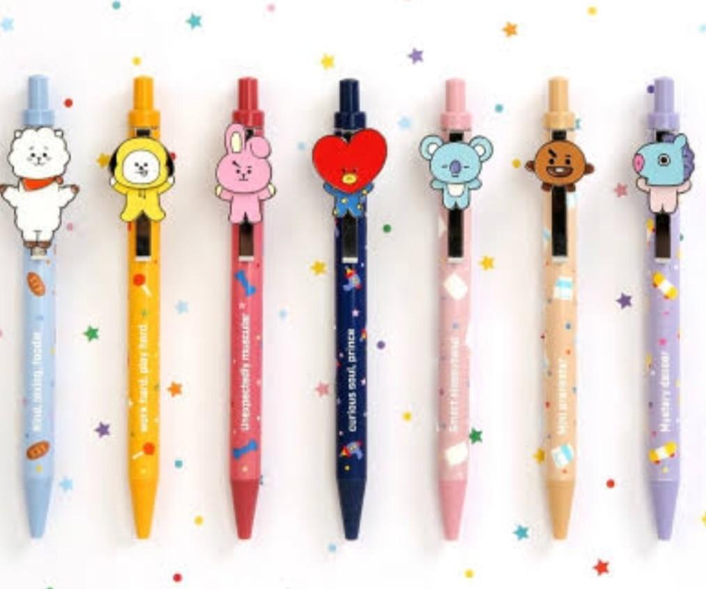 Official BT21 Pens, Hobbies & Toys, Memorabilia & Collectibles, Fan ...