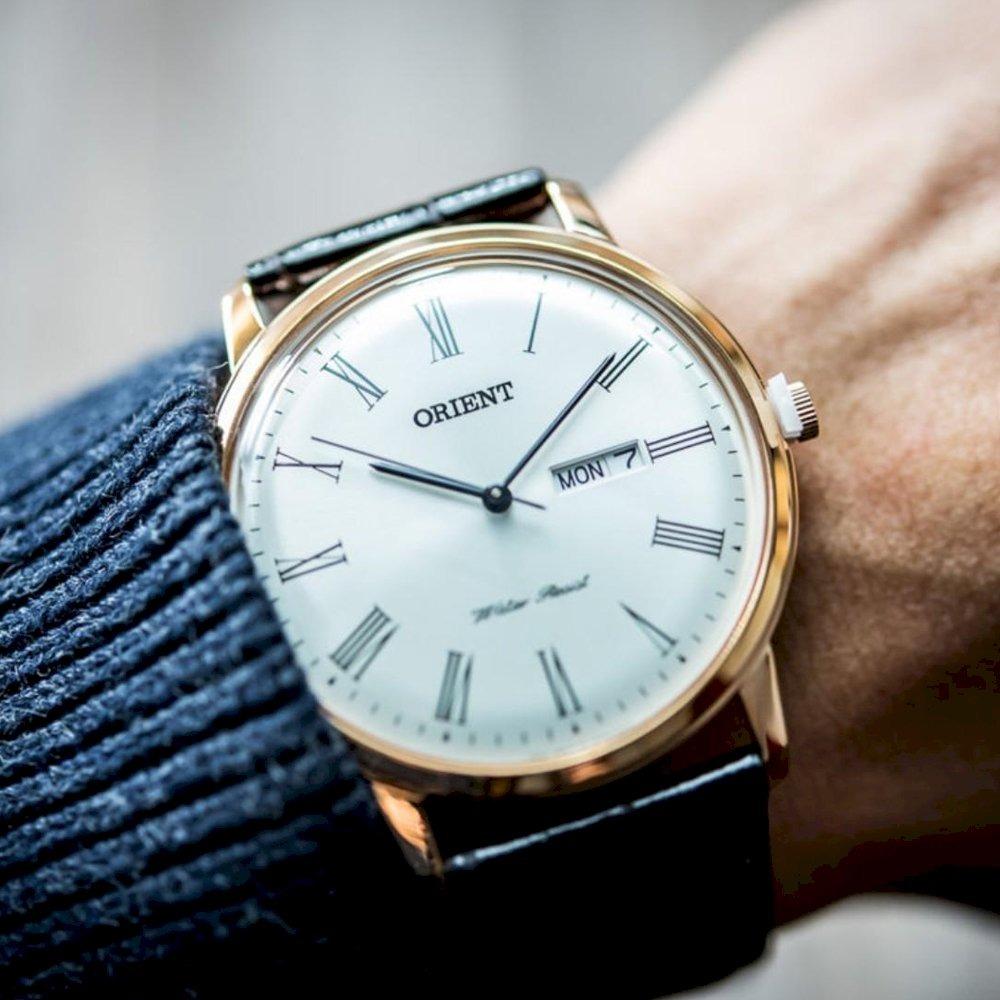 Orient Capital White Dial Formal Quartz Dress Watch FUG1R006W6, Luxury ...