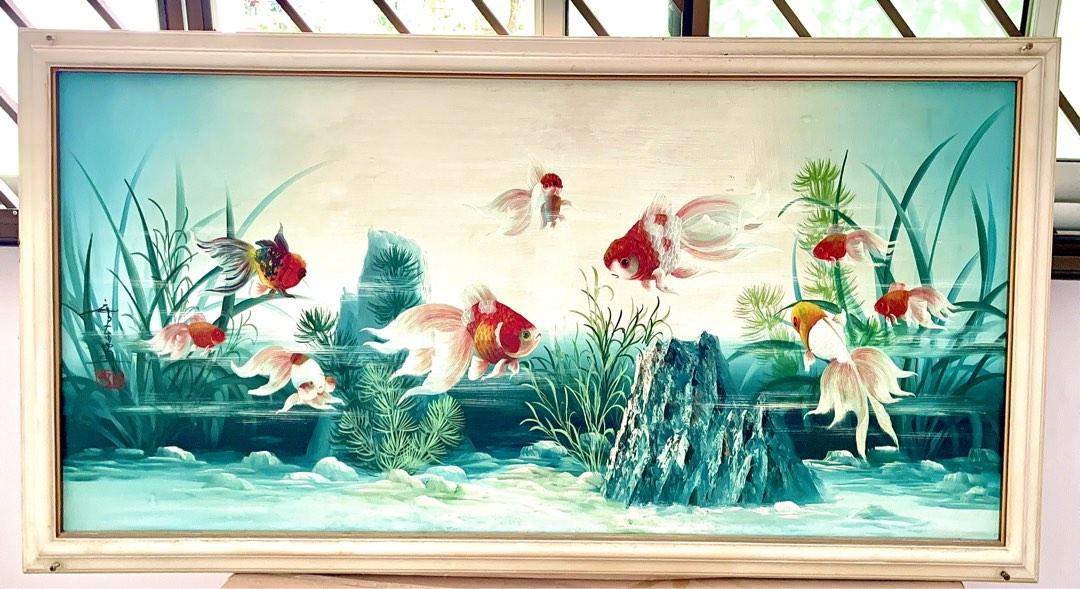 Original Chinese Oil Painting, Furniture & Home Living, Home Decor ...