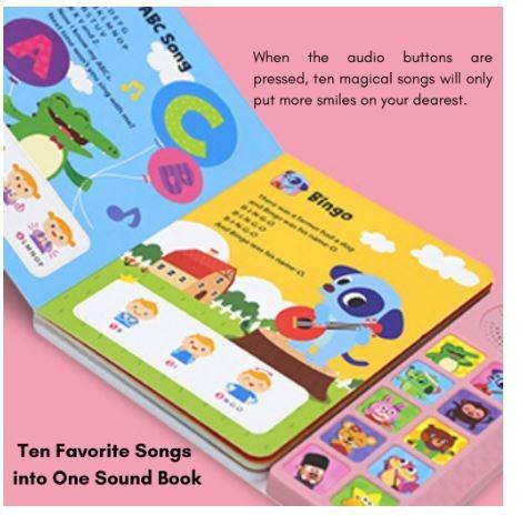 Original Pinkfong Kids' Favorite Songs Sound Book English Version ...
