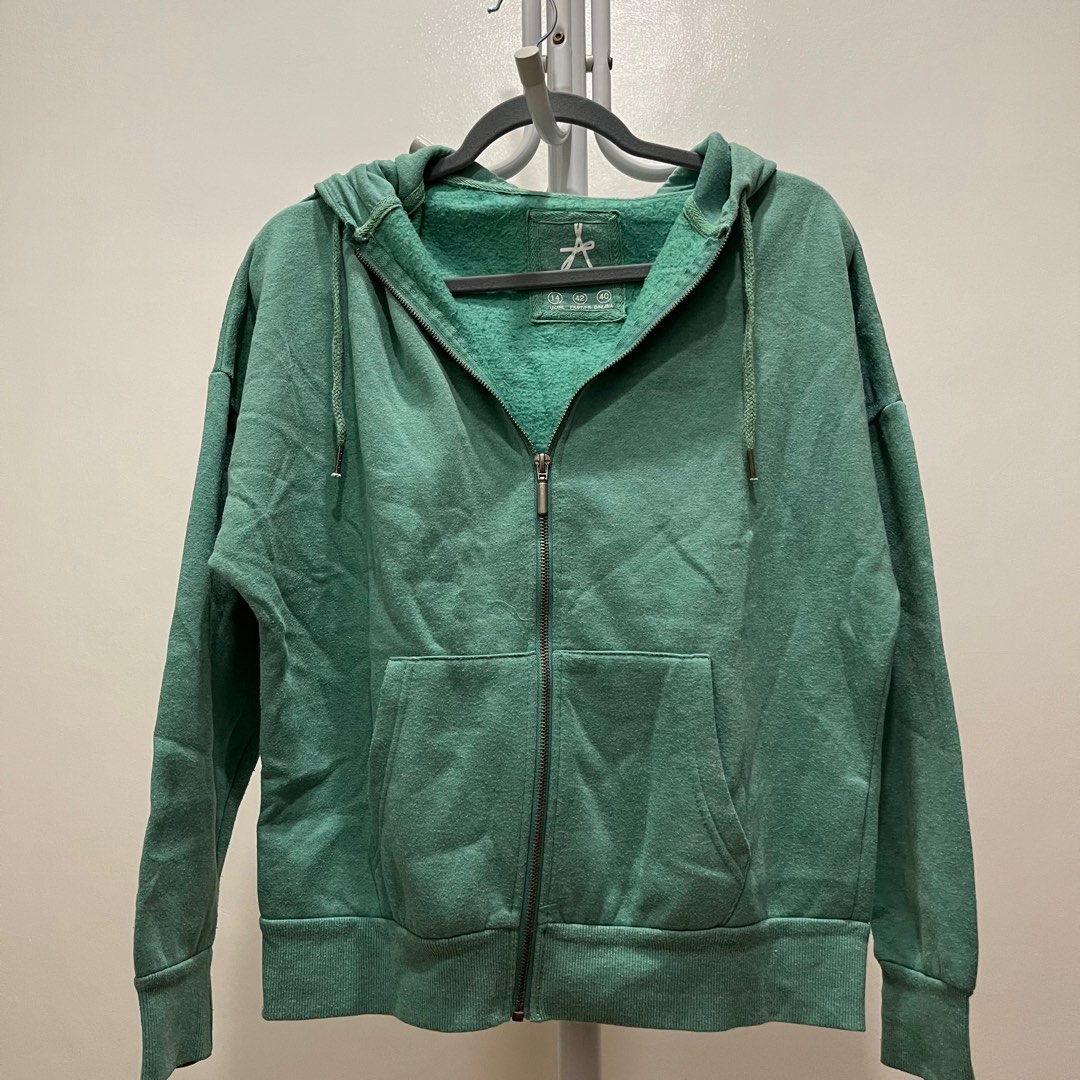 Oversized Sage Green Jacket, Women's Fashion, Coats, Jackets and ...